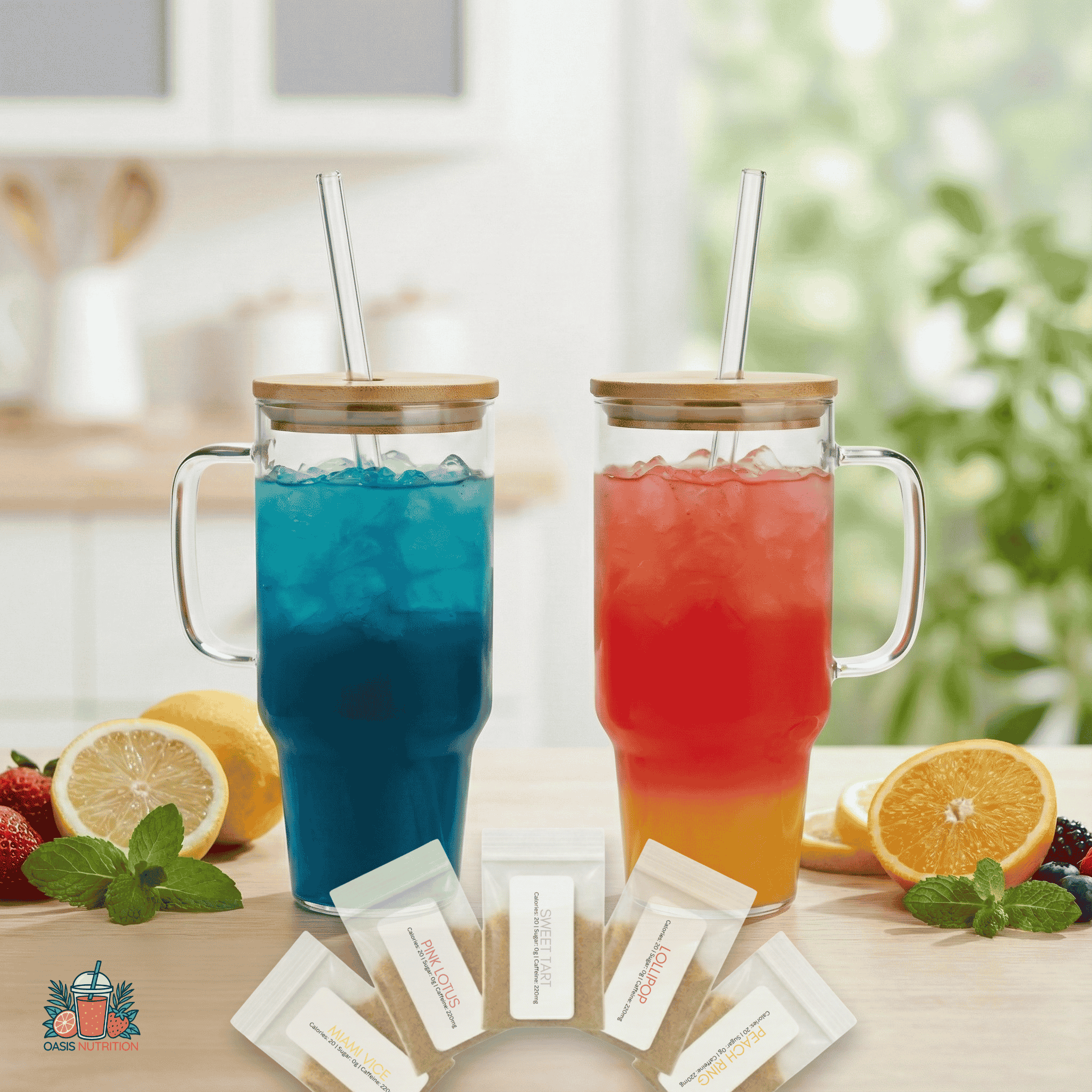 Oasis Nutrition | Sugar-Free Loaded Tea Mixes for Energy + Focus ...
